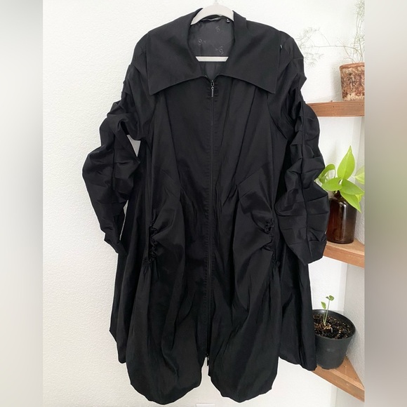 Samuel Dong | Jackets & Coats | Samuel Dong Bubble Ruffle Trench Jacket ...